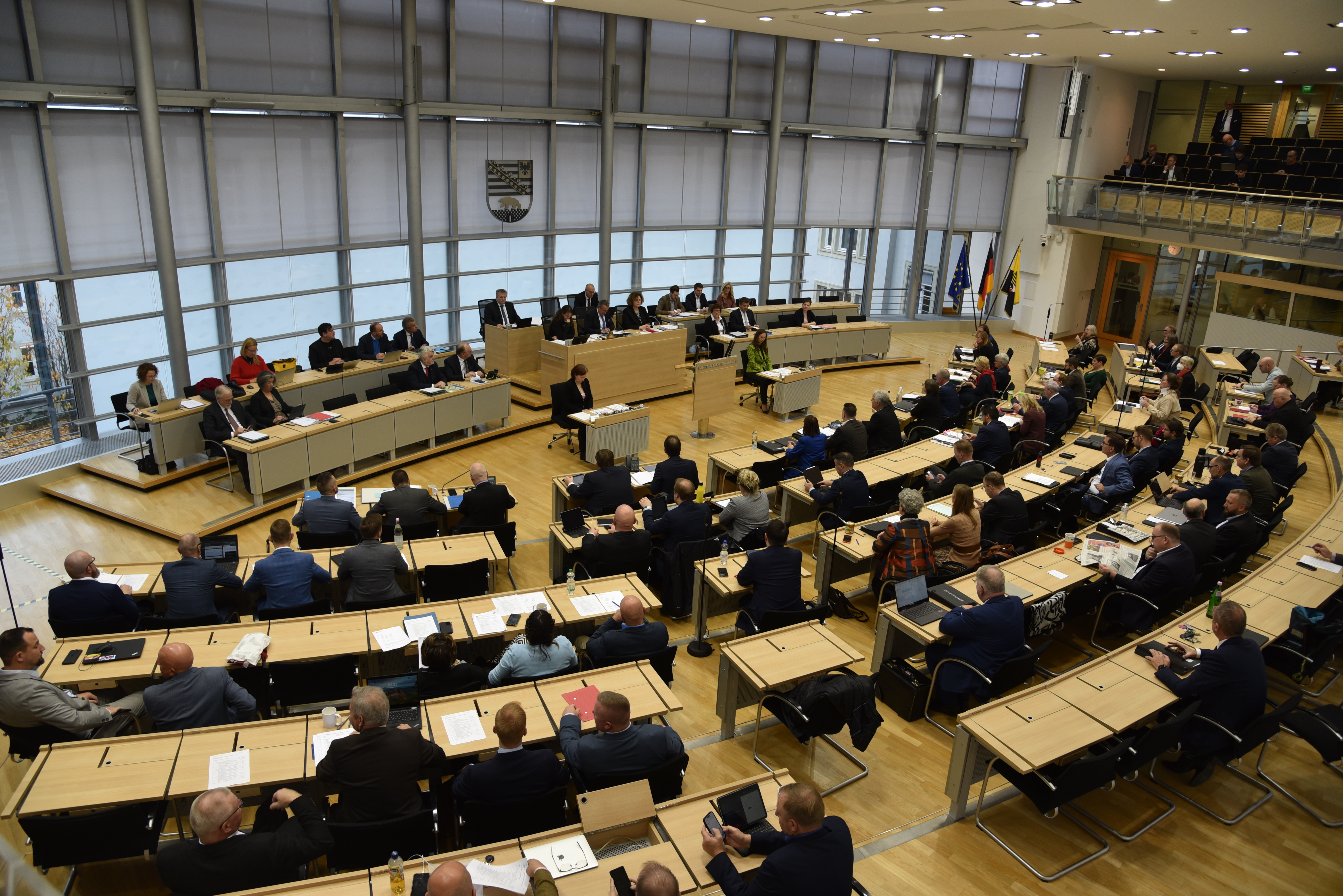 Landtag Sachsen-Anhalt: Gut 30 Punkte finden sich auf der Agenda